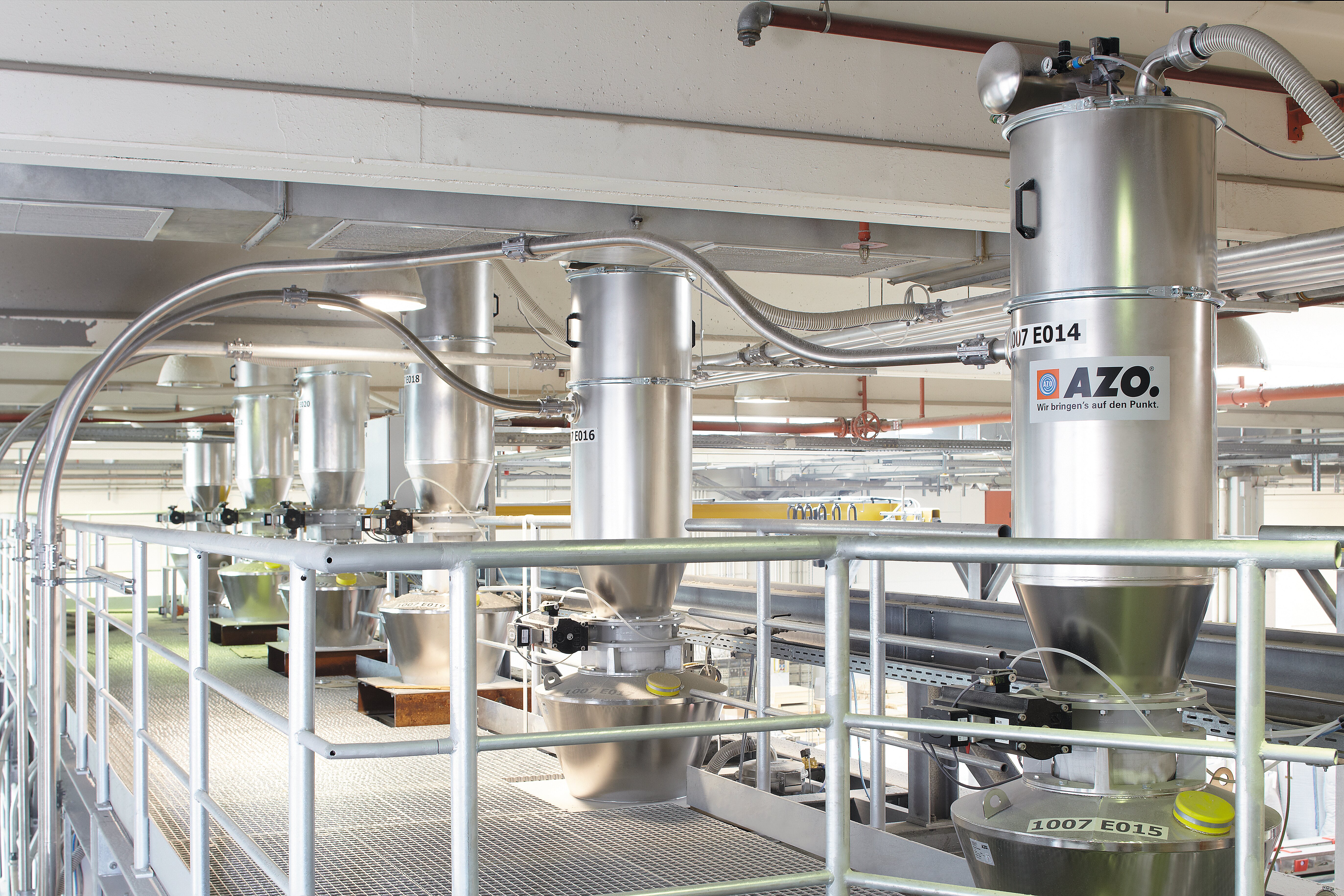 Abscheider Typ P... für pulverförmige Schüttgüter